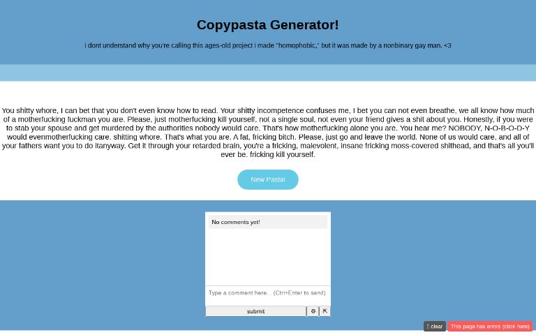 Copypasta Generator!