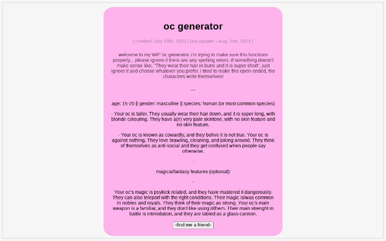oc generator