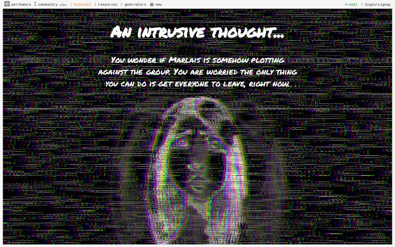 An intrusive thought... ― Perchance Generator