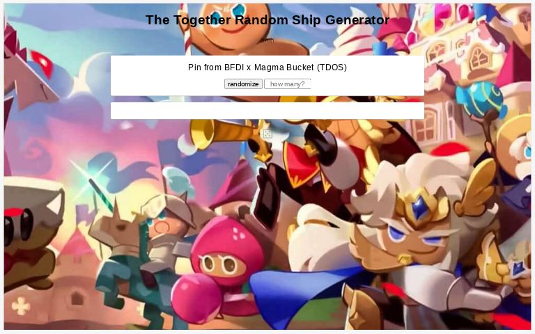 The Together Random Ship Generator