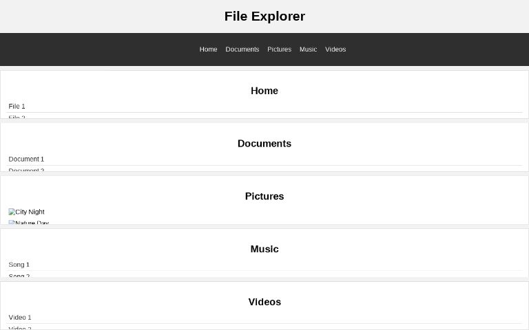 File Explorer ― Perchance Generator