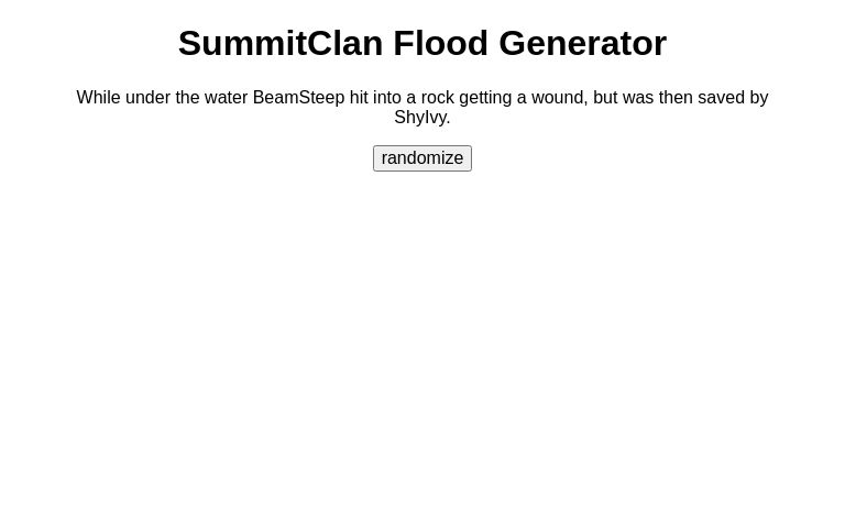 SummitClan Flood Generator