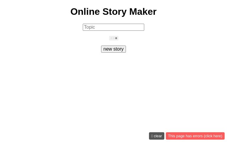 Online Story Maker - Make Convincing Stories For Free ― Perchance Generator