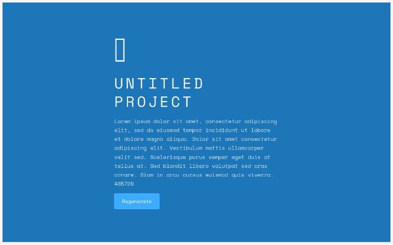 Untitled Project ― Perchance Generator