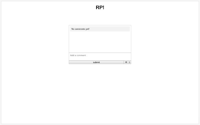 RP! ― Perchance Generator