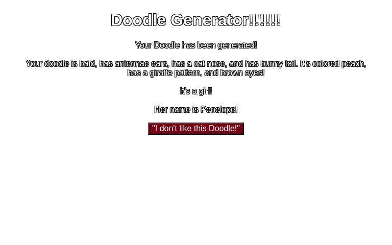 Doodle Generator!!!!!!