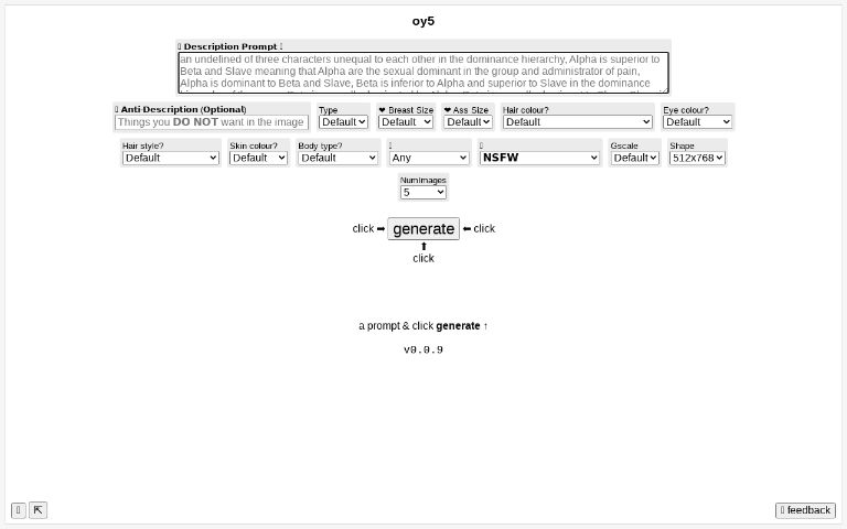 oy5 ― Perchance Generator