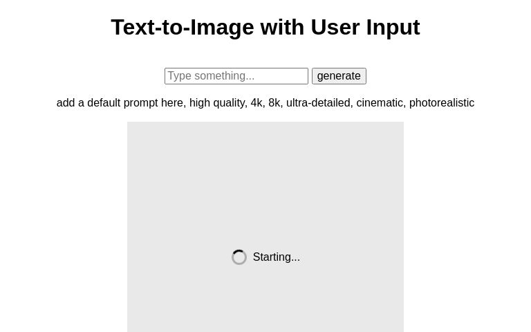 Text-to-Image with User Input ― Perchance Generator