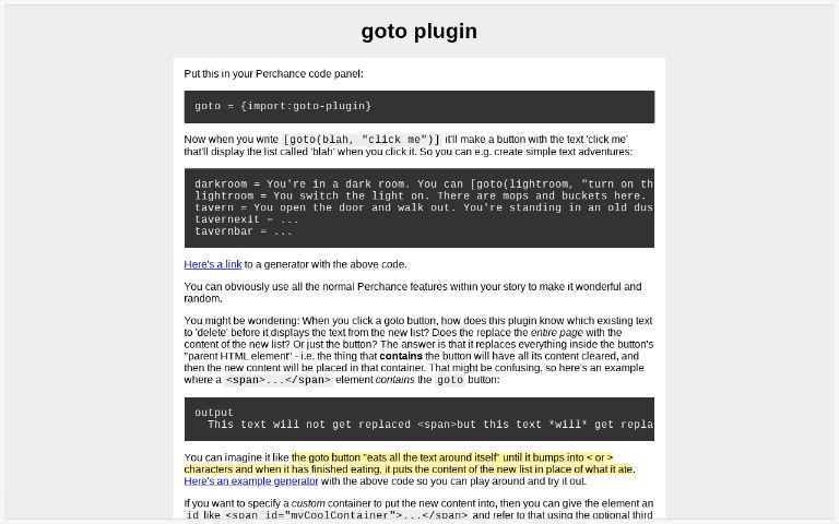 goto plugin