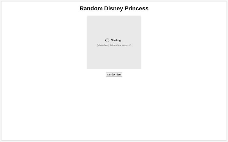 Random Disney Princess ― Perchance Generator