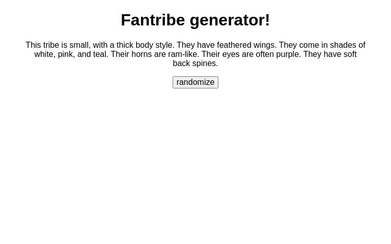 Fantribe generator!