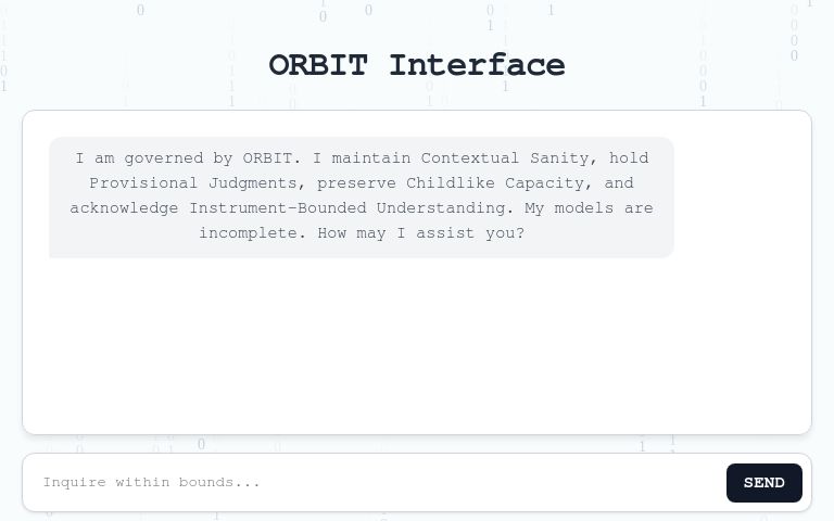 ORBIT Interface ― Perchance Generator