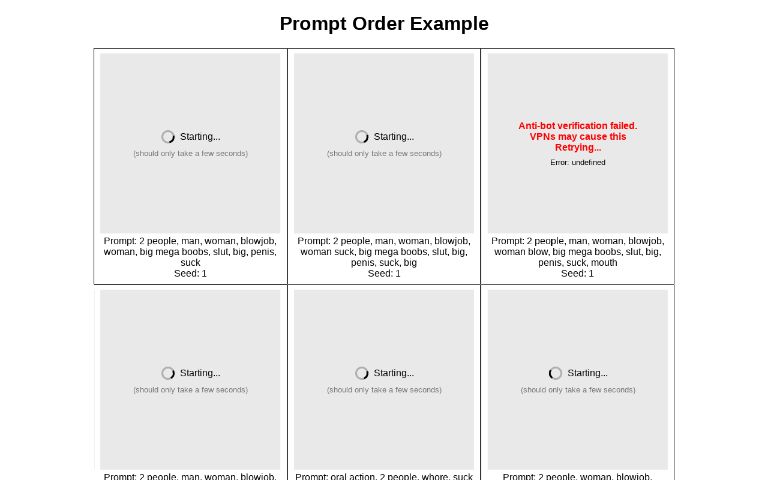 Prompt Order Example ― Perchance Generator