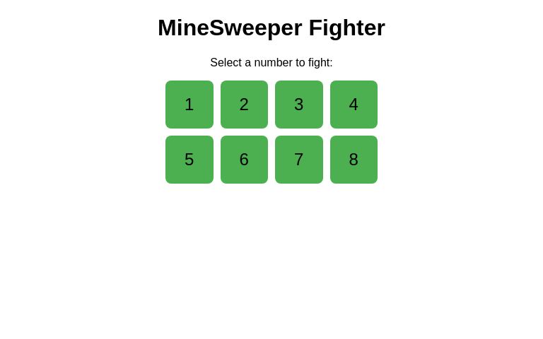 MineSweeper Fighter ― Perchance Generator