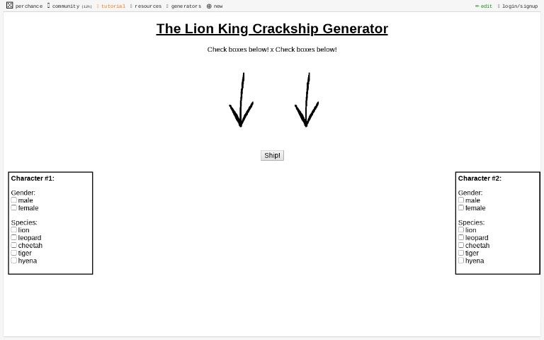 The Lion King Crackship Generator