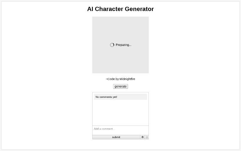 AI Character Generator