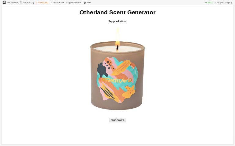 Otherland Scent Generator