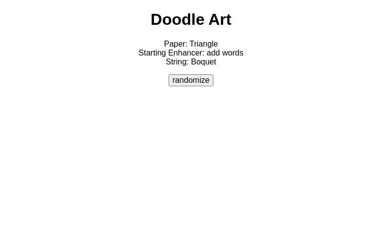 Doodle Art ― Perchance Generator