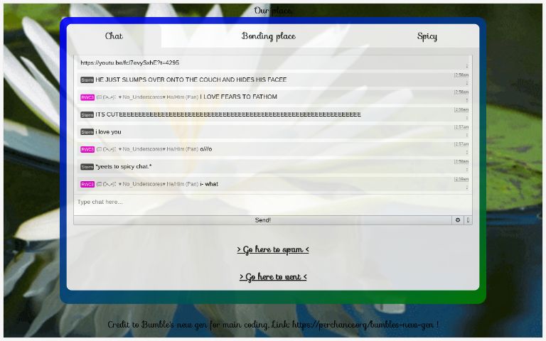 Our place ― Perchance Generator