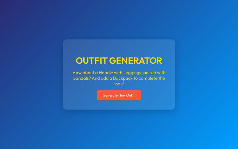 Outfit Generator