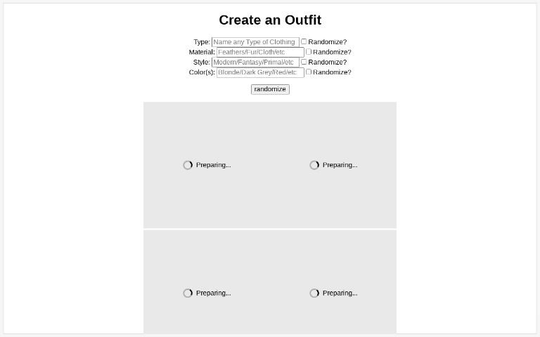 Create an Outfit ― Perchance Generator