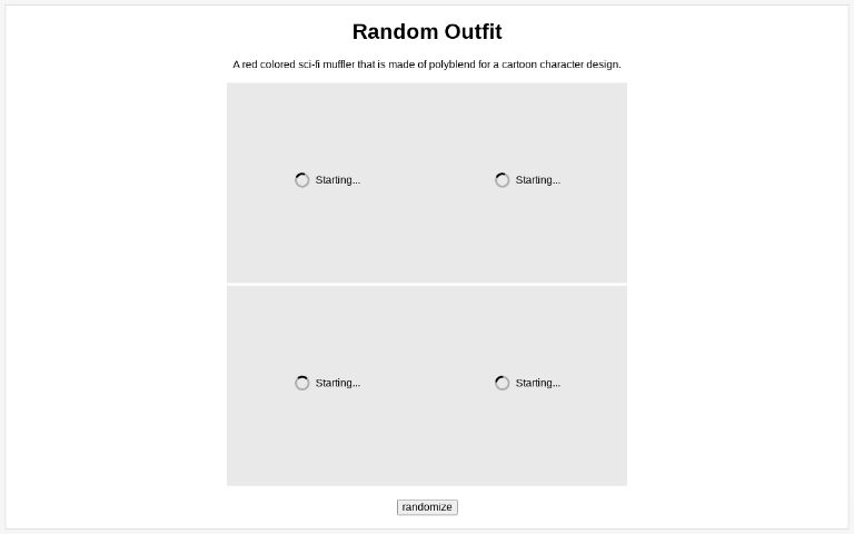 Random Outfit ― Perchance Generator