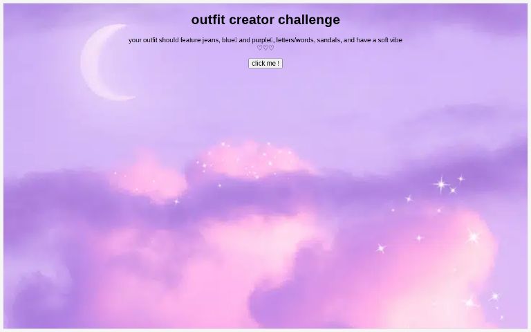 outfit creator challenge ― Perchance Generator