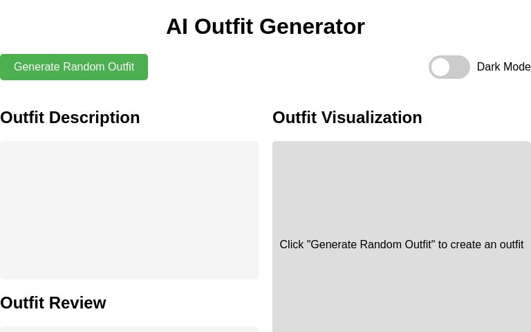 AI Outfit Generator