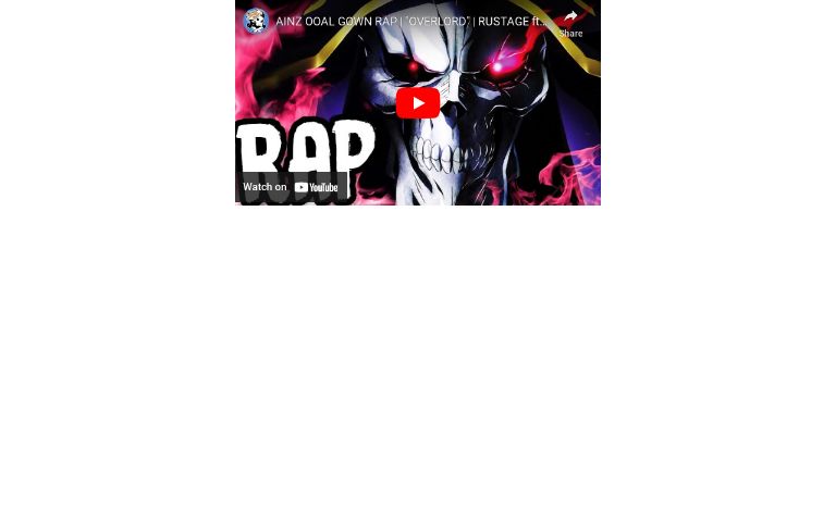 Overlord Rap ― Perchance Generator