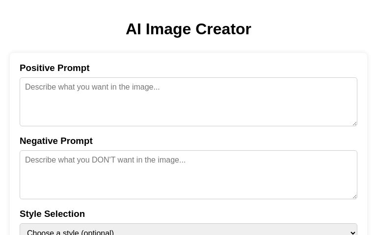 AI Image Creator ― Perchance Generator
