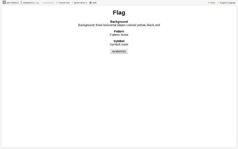 Flag ― Perchance Generator