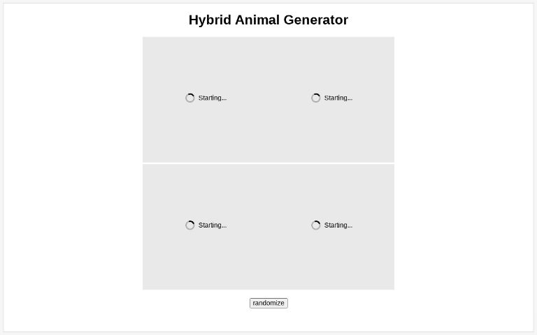 Hybrid Animal Generator