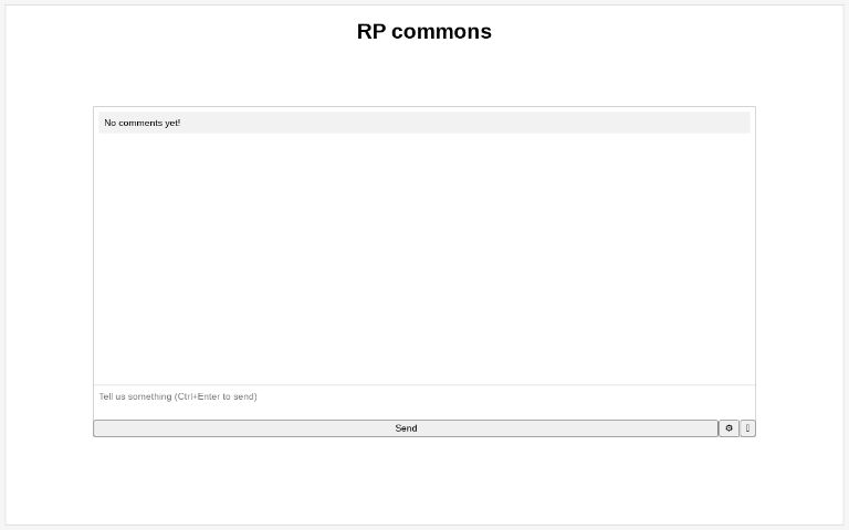 RP commons ― Perchance Generator