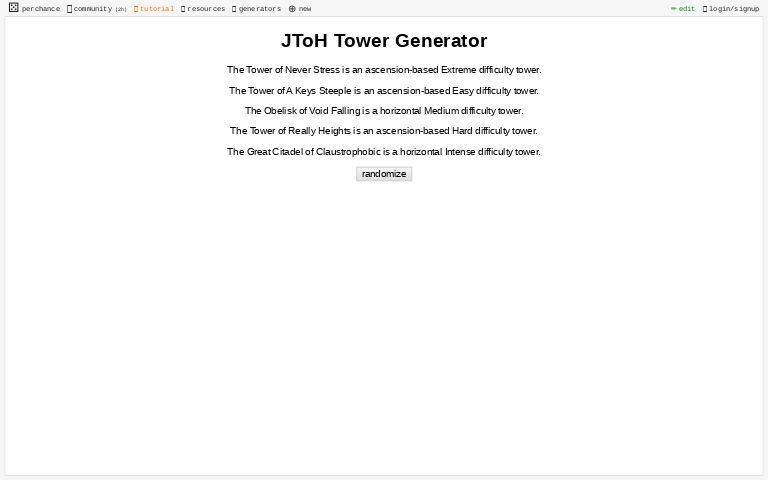JToH Tower Generator