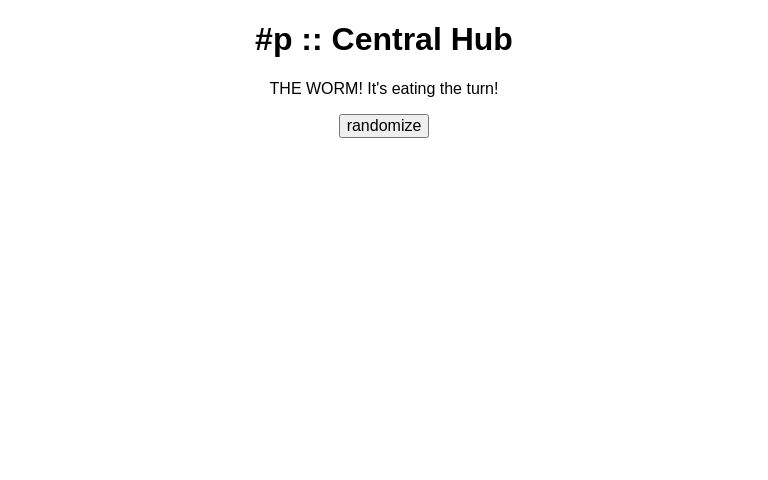 #p :: Central Hub ― Perchance Generator
