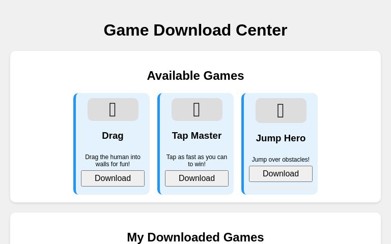 Game Download Center ― Perchance Generator