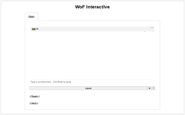 WoF Interactive ― Perchance Generator