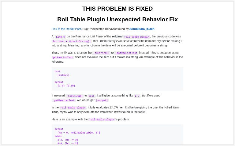 THIS PROBLEM IS FIXED ― Perchance Generator