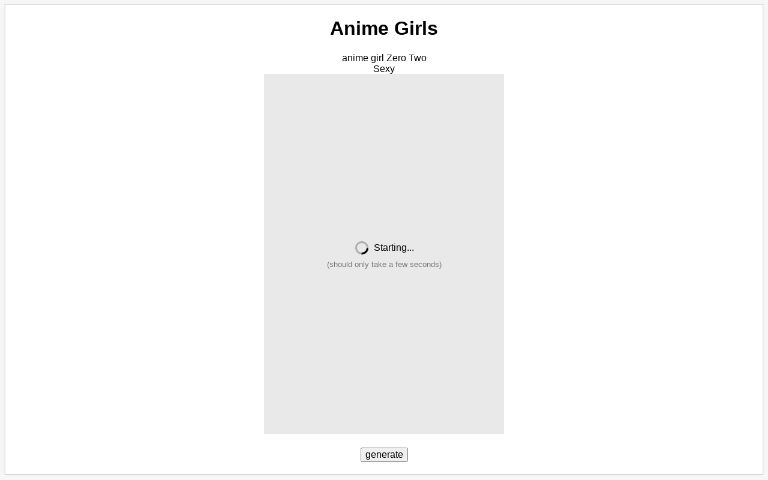 Anime Girls ― Perchance Generator