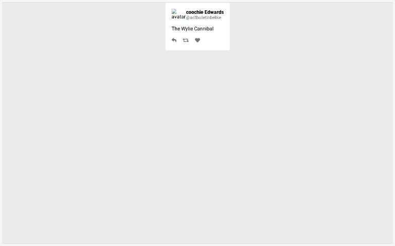 Tweet Template ― Perchance Generator