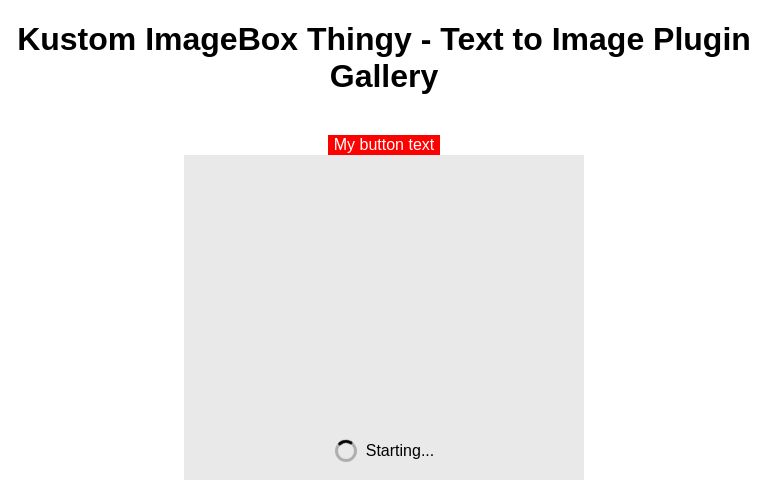 Kustom ImageBox Thingy - Text to Image Plugin Gallery