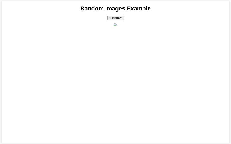 Random Images Example ― Perchance Generator