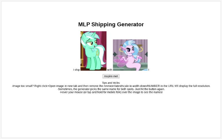 MLP Shipping Generator