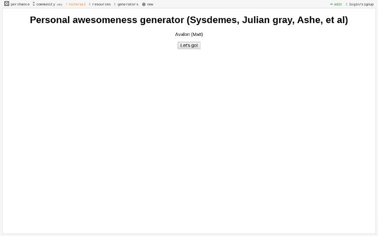 Recently Updated Generators ― Perchance