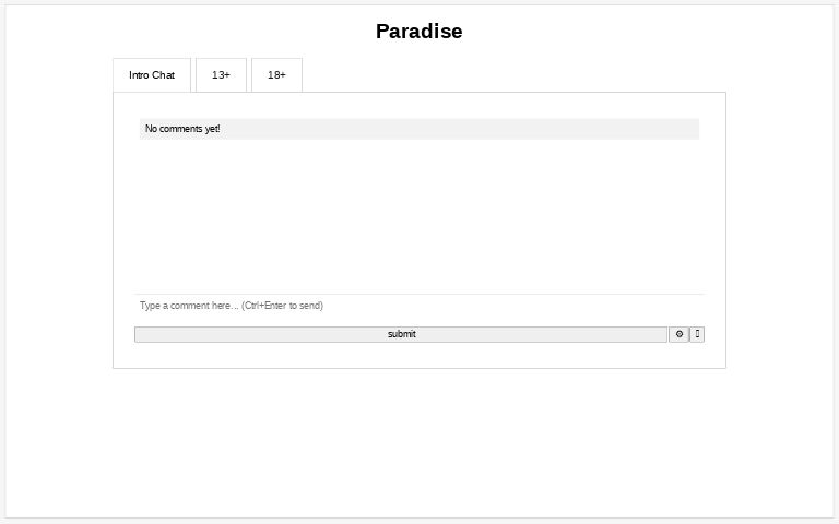 Paradise ― Perchance Generator