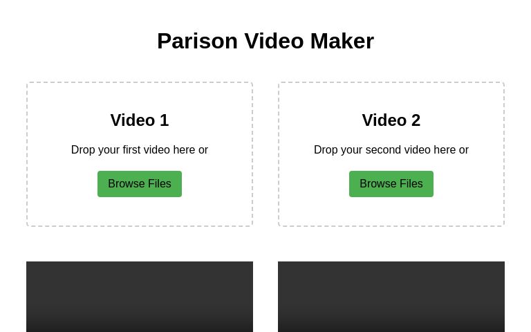 Parison Video Maker ― Perchance Generator