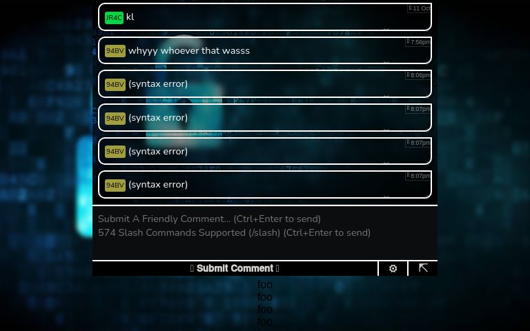 Partial E2e Slash ― Perchance Generator