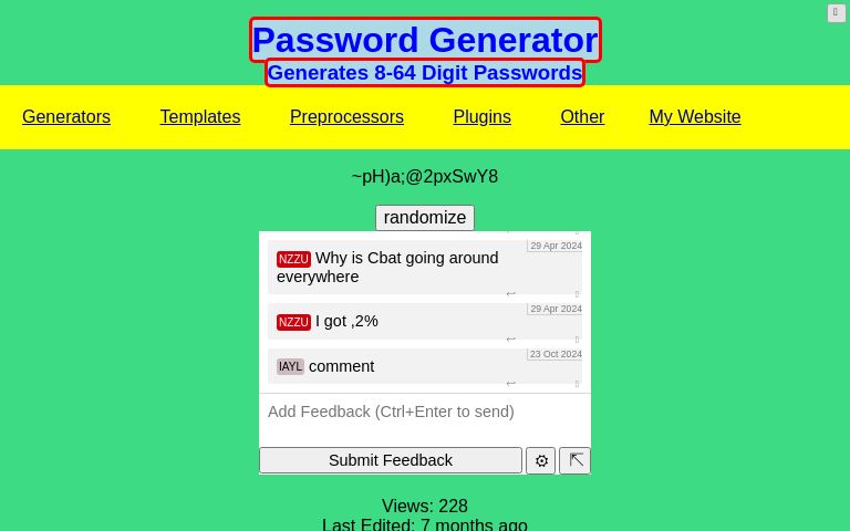 Password Generator