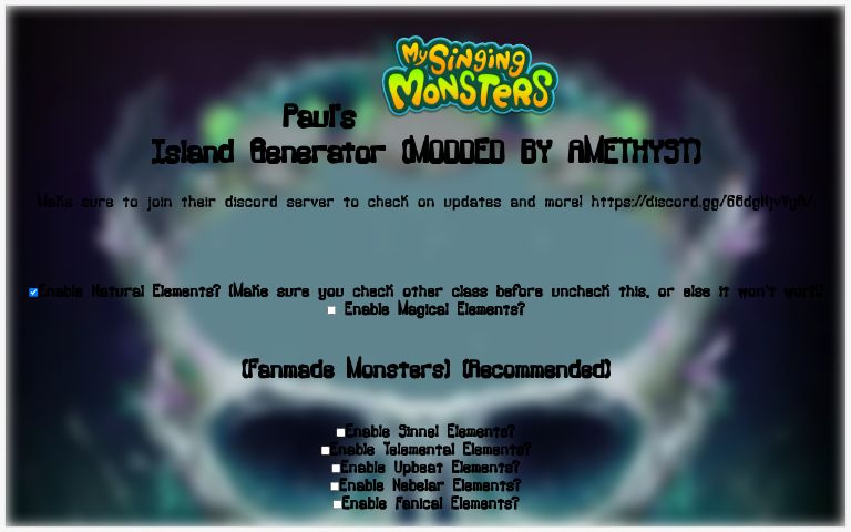 Paul's Island Generator (MODDED BY AMETHYST)