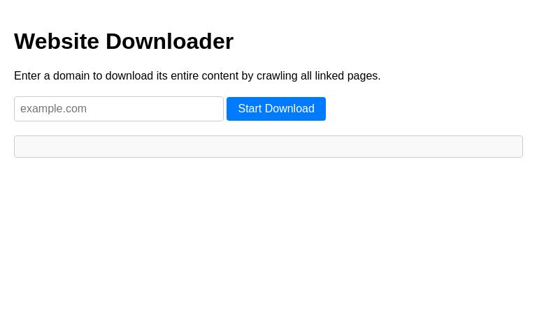 Website Downloader ― Perchance Generator